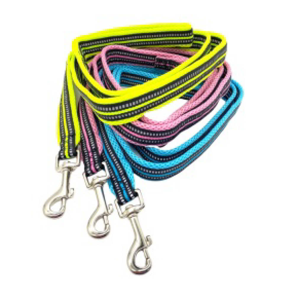 Dog Leash/REFLECTIVE STRIPES MESH PADDED DOG LEASH-SOUTH CANAL INT'L CO ...